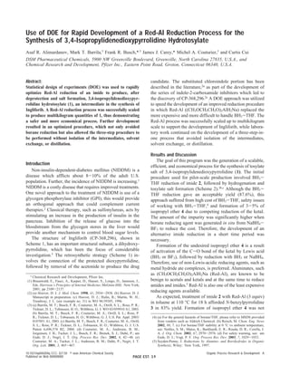 Rapid Process Development Using Design of Experiments | PDF
