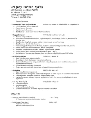 Gregory_Ayres_Resume | PDF
