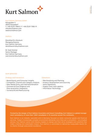 041.011 kurt salmon retail white paper | PDF