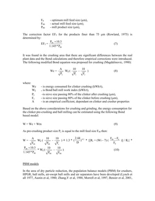 Cement Grinding Optimization | PDF