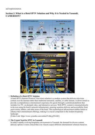 6 Best Hotel IPTV Solution Suppliers in Yaoundé, CAMEROON | PDF