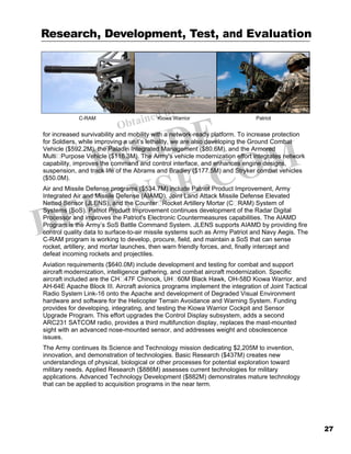 FY-2014 Army Presidential Budget Highlights | PDF