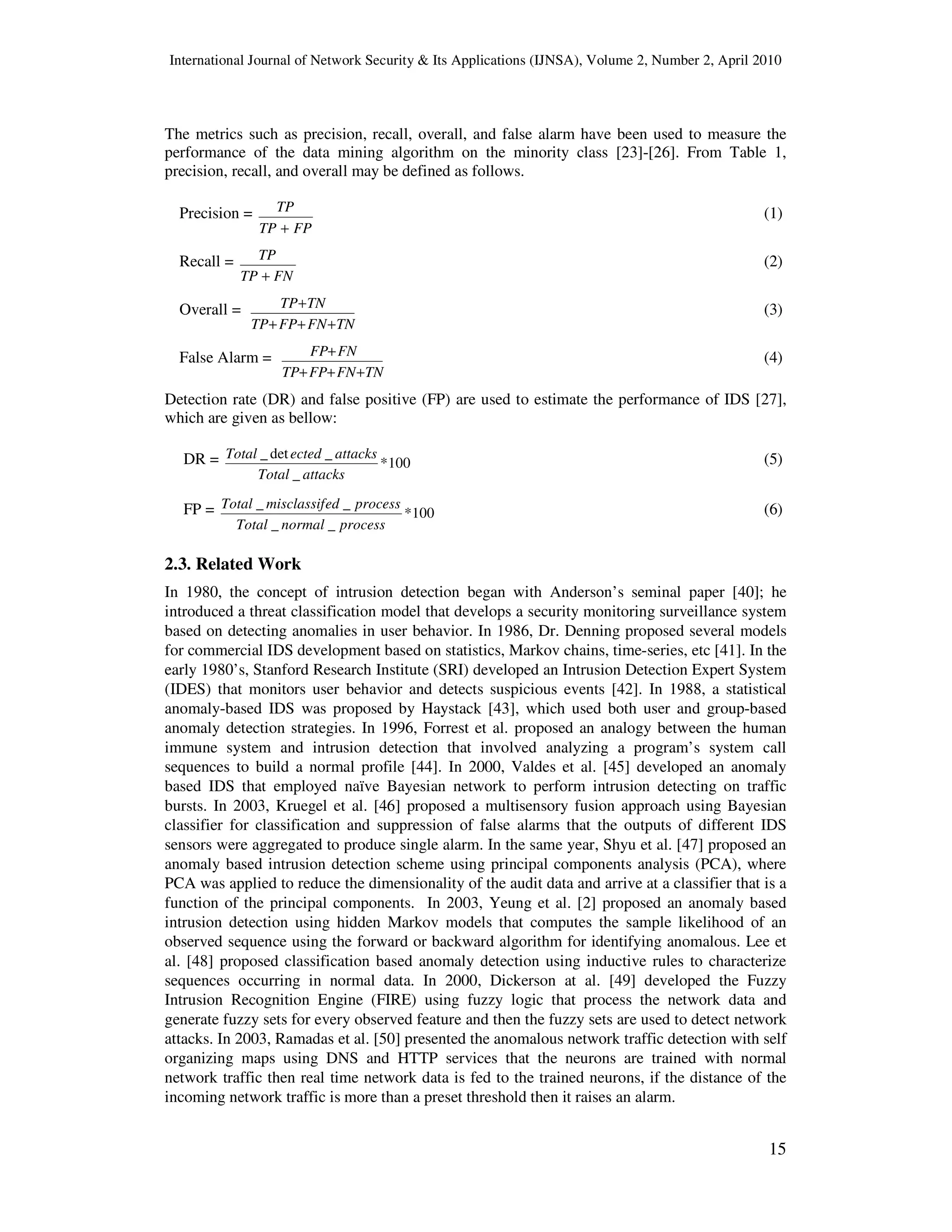 COMBINING NAIVE BAYES AND DECISION TREE FOR ADAPTIVE INTRUSION DETECTION | PDF