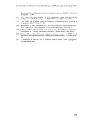 COUPLED FPGA/ASIC IMPLEMENTATION OF ELLIPTIC CURVE CRYPTO-PROCESSOR | PDF