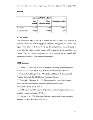 SRGM with Imperfect Debugging by Genetic Algorithms | PDF