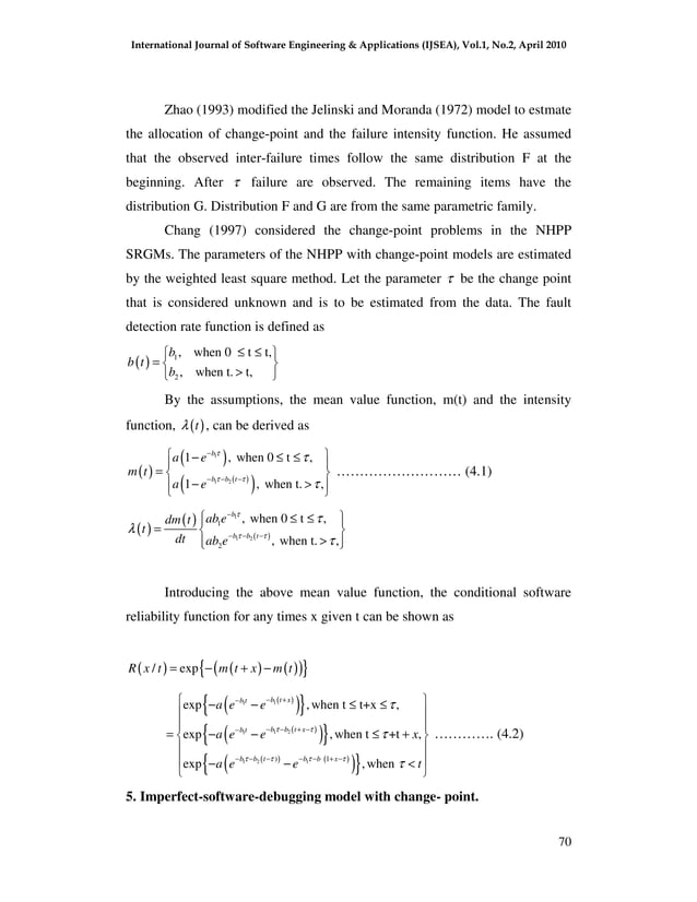 SRGM with Imperfect Debugging by Genetic Algorithms | PDF