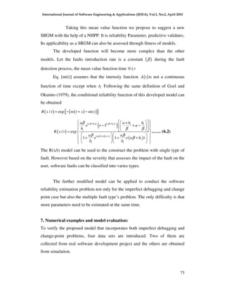 SRGM with Imperfect Debugging by Genetic Algorithms | PDF