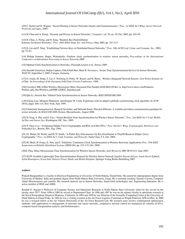 Time Synchronization In Wireless Sensor Networks A Survey Pdf