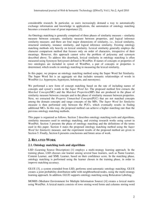 Ontology Matching Based on hypernym, hyponym, holonym, and meronym Sets in WordNet | PDF