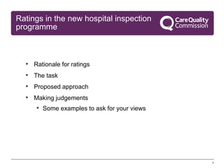 Mike Richards: Ratings in the hospital inspection programme | PDF