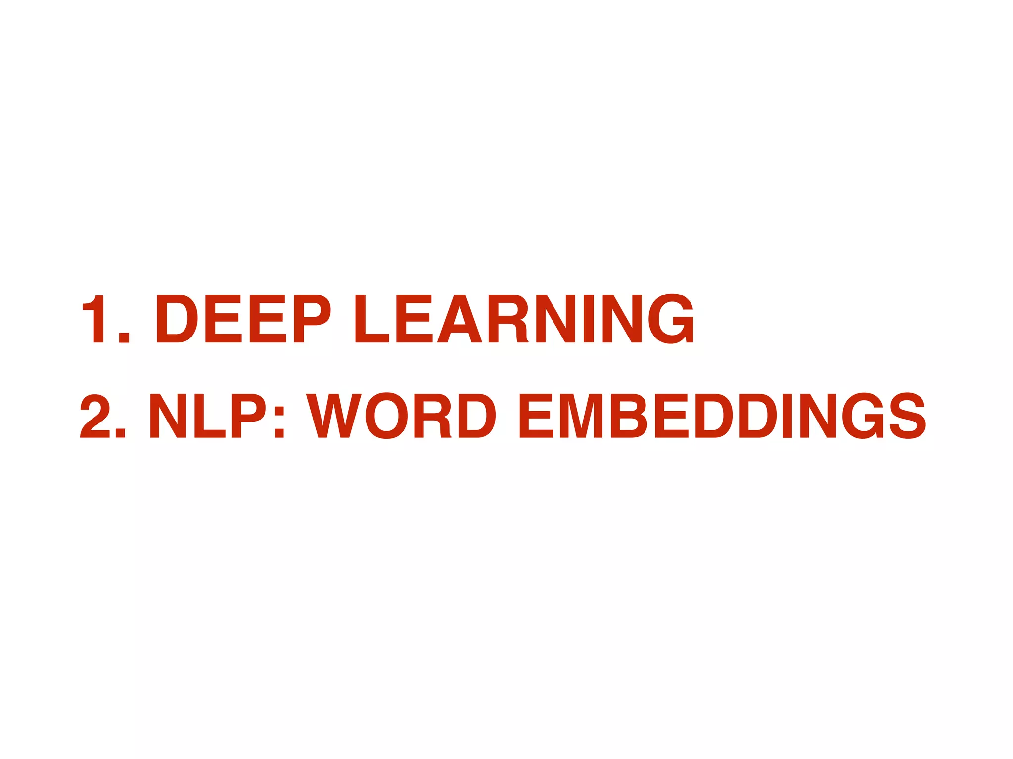 Deep Learning for NLP: An Introduction to Neural Word Embeddings | PDF | Artificial Intelligence ...