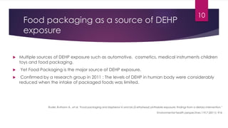 Food packaging toxicology | PDF