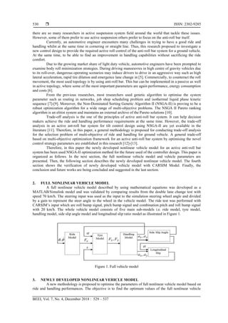 Newly Developed Nonlinear Vehicle Model for an Active Anti-roll Bar System | PDF