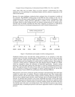 Performance Comparison and Analysis of Mobile Ad Hoc Routing Protocols | PDF | Computer ...