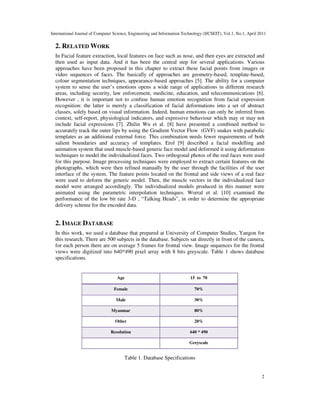 FACIAL EXTRACTION AND LIP TRACKING USING FACIAL POINTS | PDF