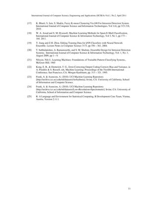 INCREASING ACCURACY THROUGH CLASS DETECTION: ENSEMBLE CREATION USING OPTIMIZED BINARY KNN ...