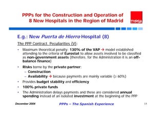 041209-PPPs_The_Spanish_Experience-LinkedIn | PPT