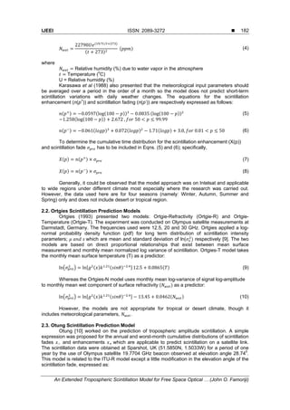 An Extended Tropospheric Scintillation Model for Free Space Optical ...
