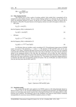 Pulse shaping methods for inter carrier interference reduction in OFDM system | PDF