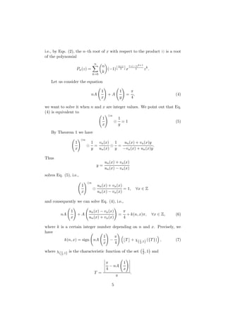 about pi and its properties from number theory | PDF