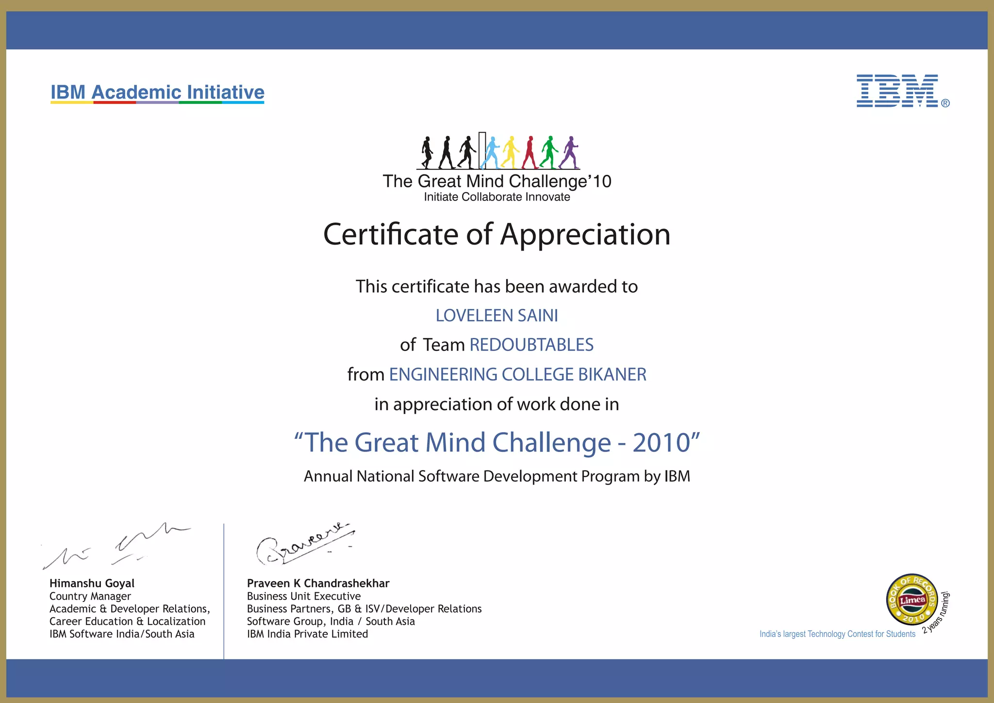 IBM_Appreciation_Team | PPT