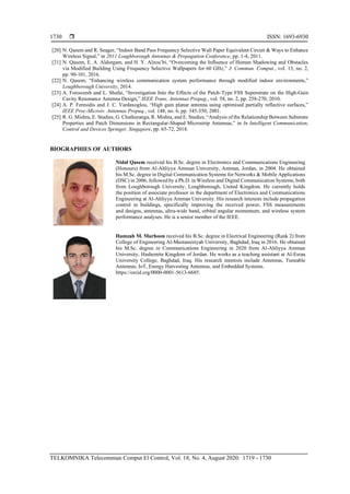 Simulation and optimization of a tuneable rectangular microstrip patch ...
