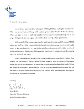 REFERENCE LETTER | PDF