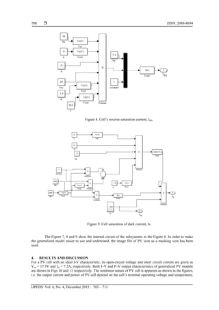 Development and Simulation of Stand Alone Photovoltaic Model Using Matlab/Simulink | PDF