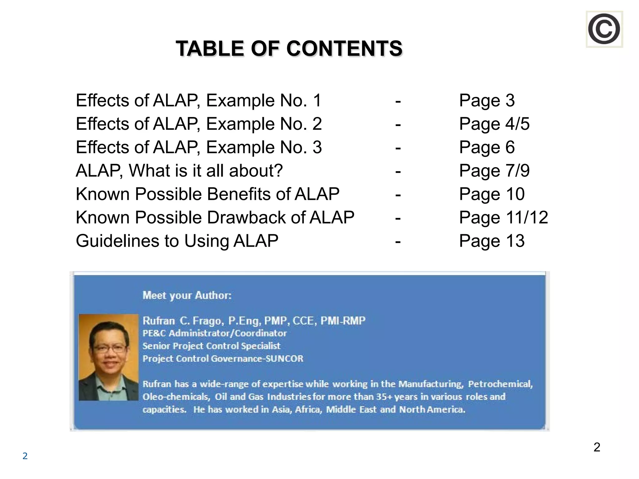 113015 - Understanding ALAP | PDF