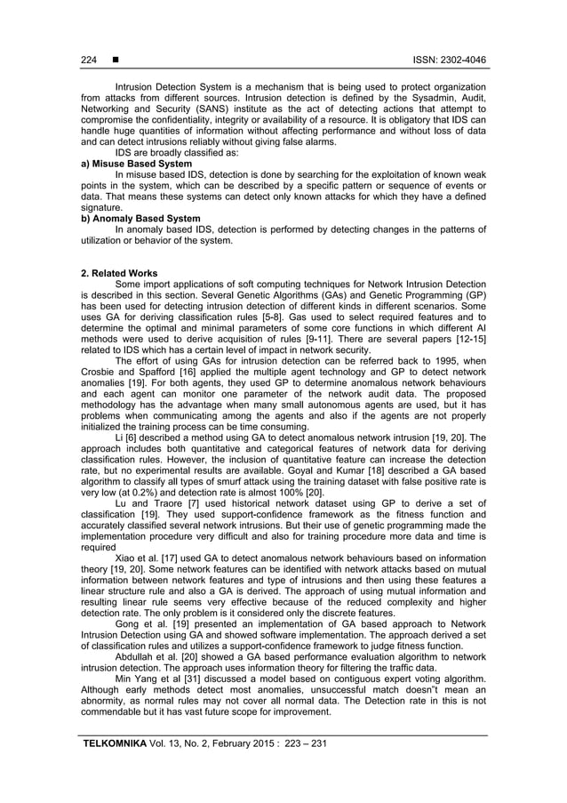 A Novel And Advanced Data Mining Model Based Hybrid Intrusion Detection