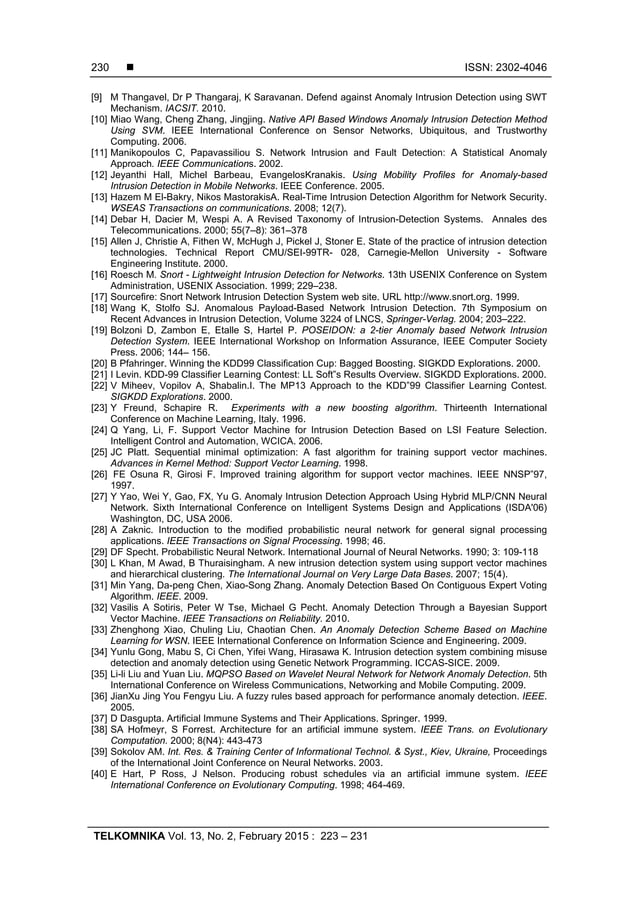 A Novel and Advanced Data Mining Model Based Hybrid Intrusion Detection Framework | PDF ...