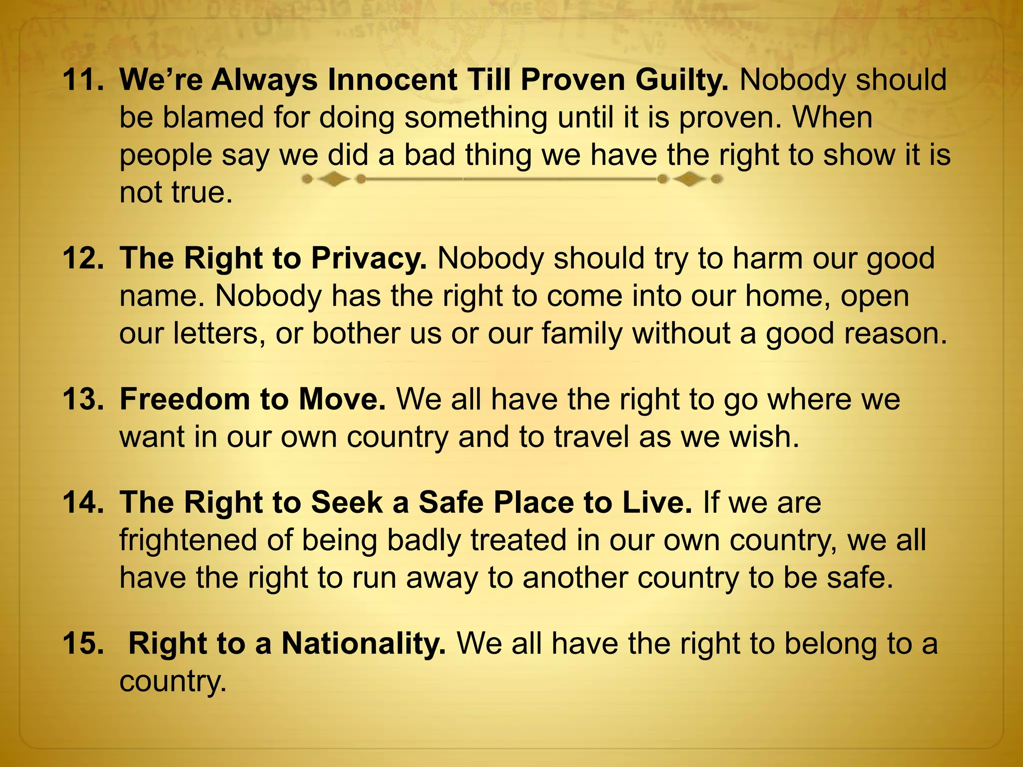 The Universal Declaration of Human Rights | PPTX