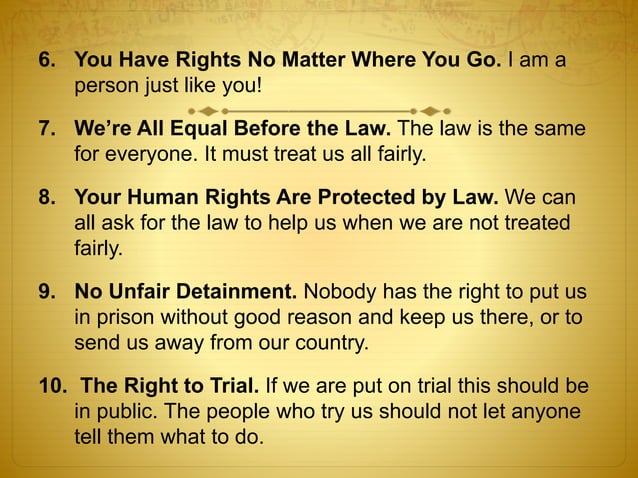 The Universal Declaration of Human Rights | PPTX