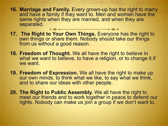 The Universal Declaration of Human Rights | PPTX