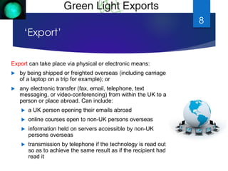 UK Export Controls: Technology | PPTX