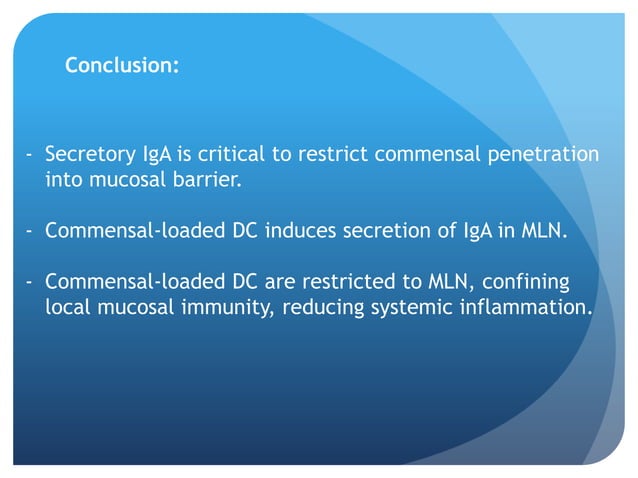 Induction of Protective IgA by intestinal DC | PPTX
