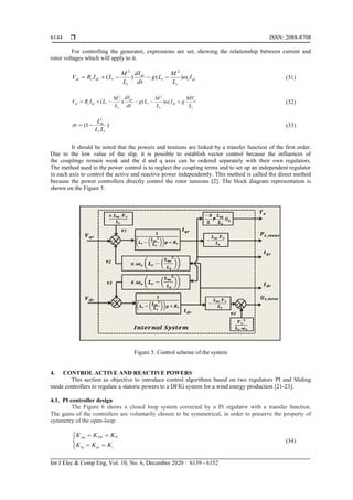 Sliding mode performance control applied to a DFIG system for a wind energy production | PDF