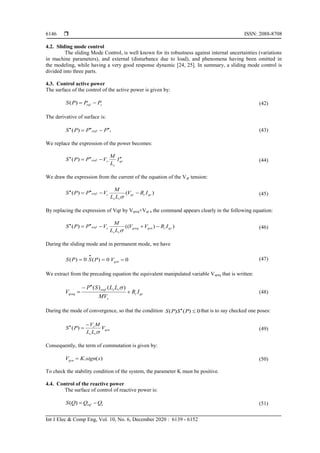 Sliding mode performance control applied to a DFIG system for a wind ...