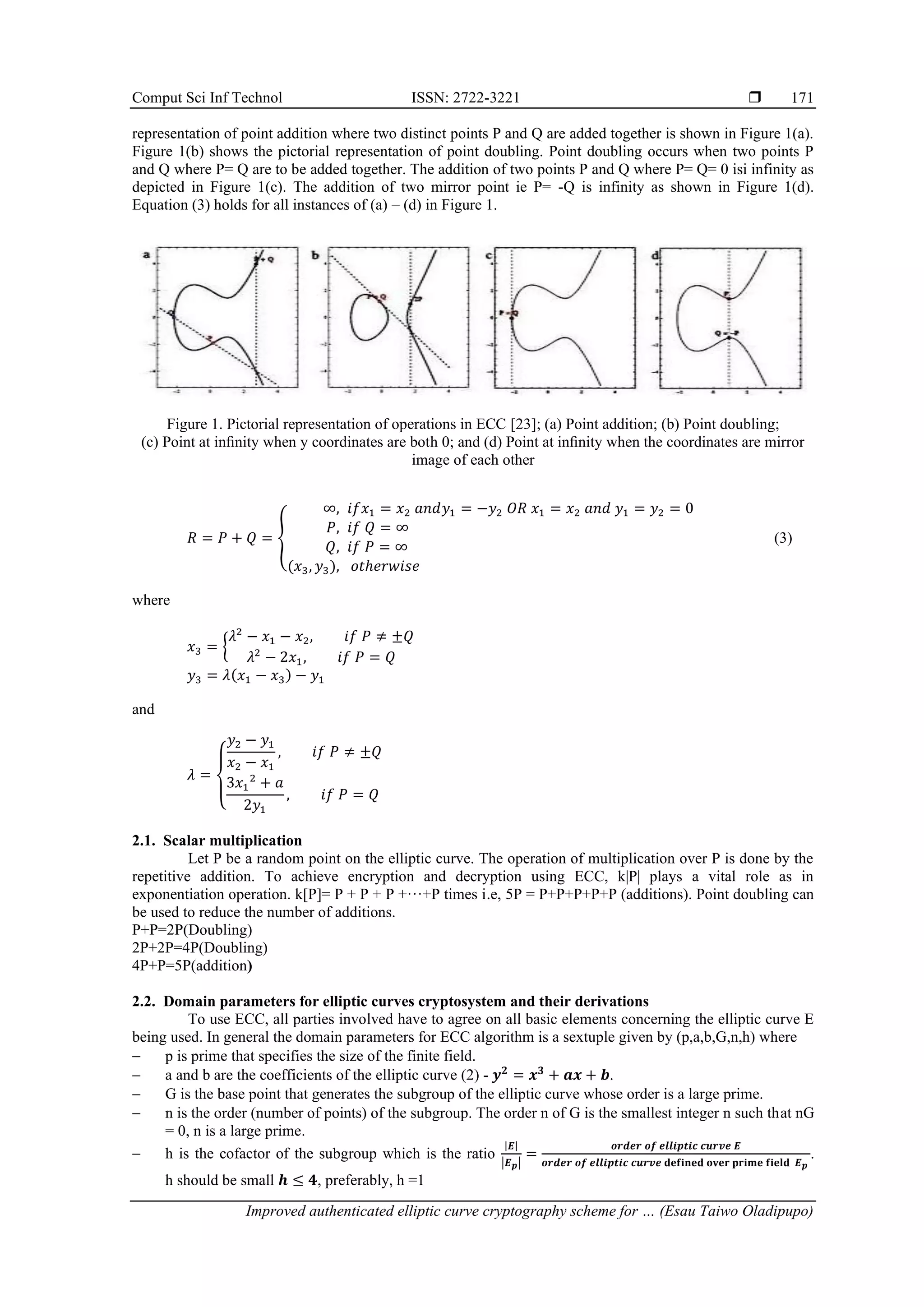 Improved authenticated elliptic curve cryptography scheme for resource starve applications | PDF ...