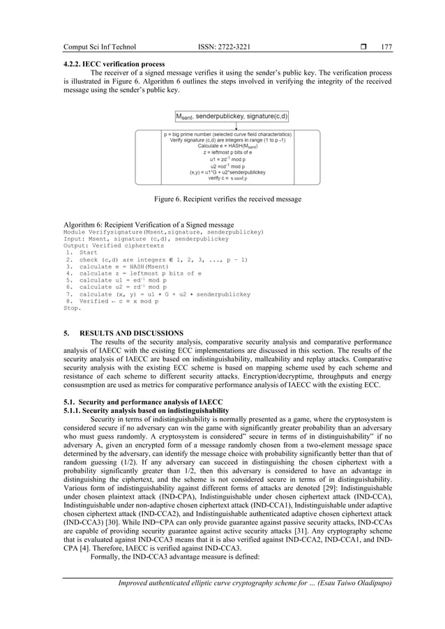 Improved authenticated elliptic curve cryptography scheme for resource starve applications | PDF ...