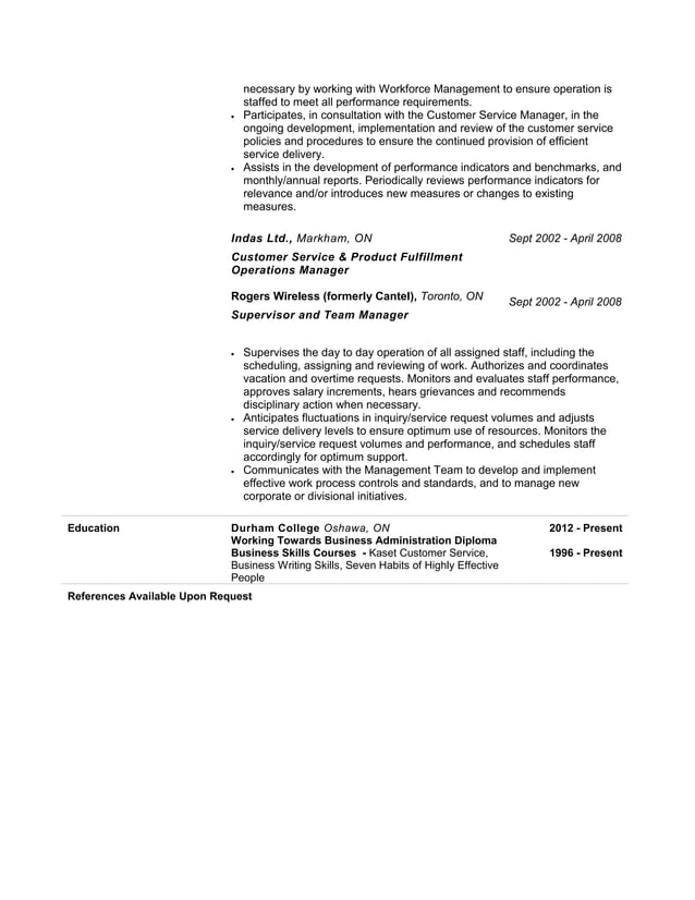 Mario Vieira LinkedIn Resume | DOC | Human Resources | Business