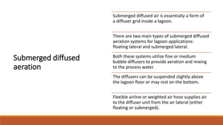 Aerated Lagoons | PPTX