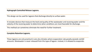 Aerated Lagoons | PPTX