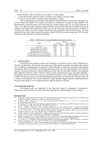 Pedestrian detection under weather conditions using conditional generative adversarial network | PDF