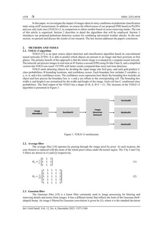 Pedestrian detection under weather conditions using conditional generative adversarial network | PDF