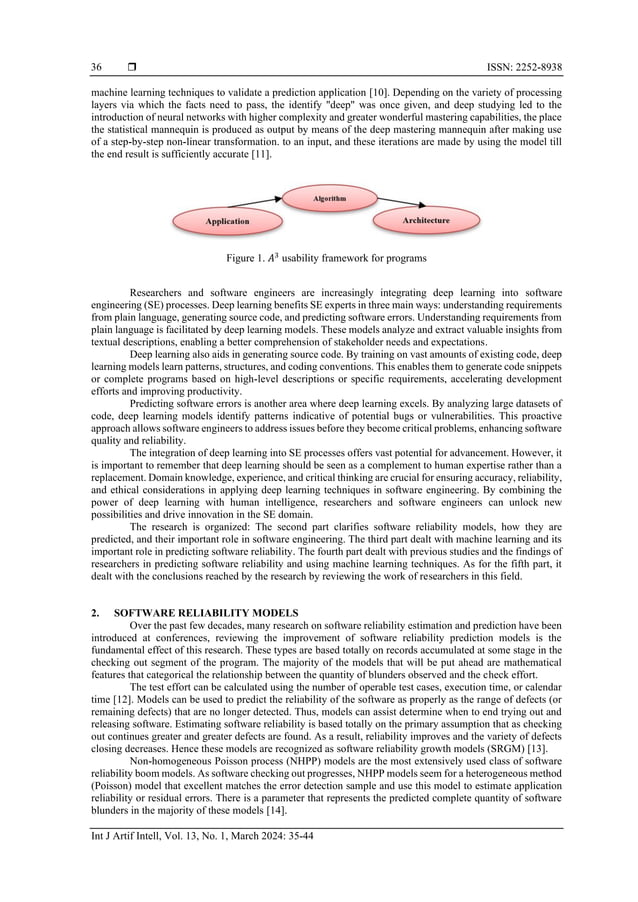 A survey of predicting software reliability using machine learning ... A survey of predicting software reliability using machine learning ...