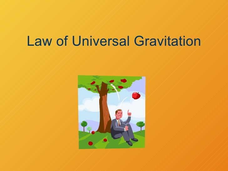 Law Universal Gravitation Examples