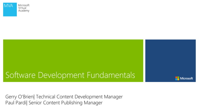 Software Development Fundamentals 1 | PPT