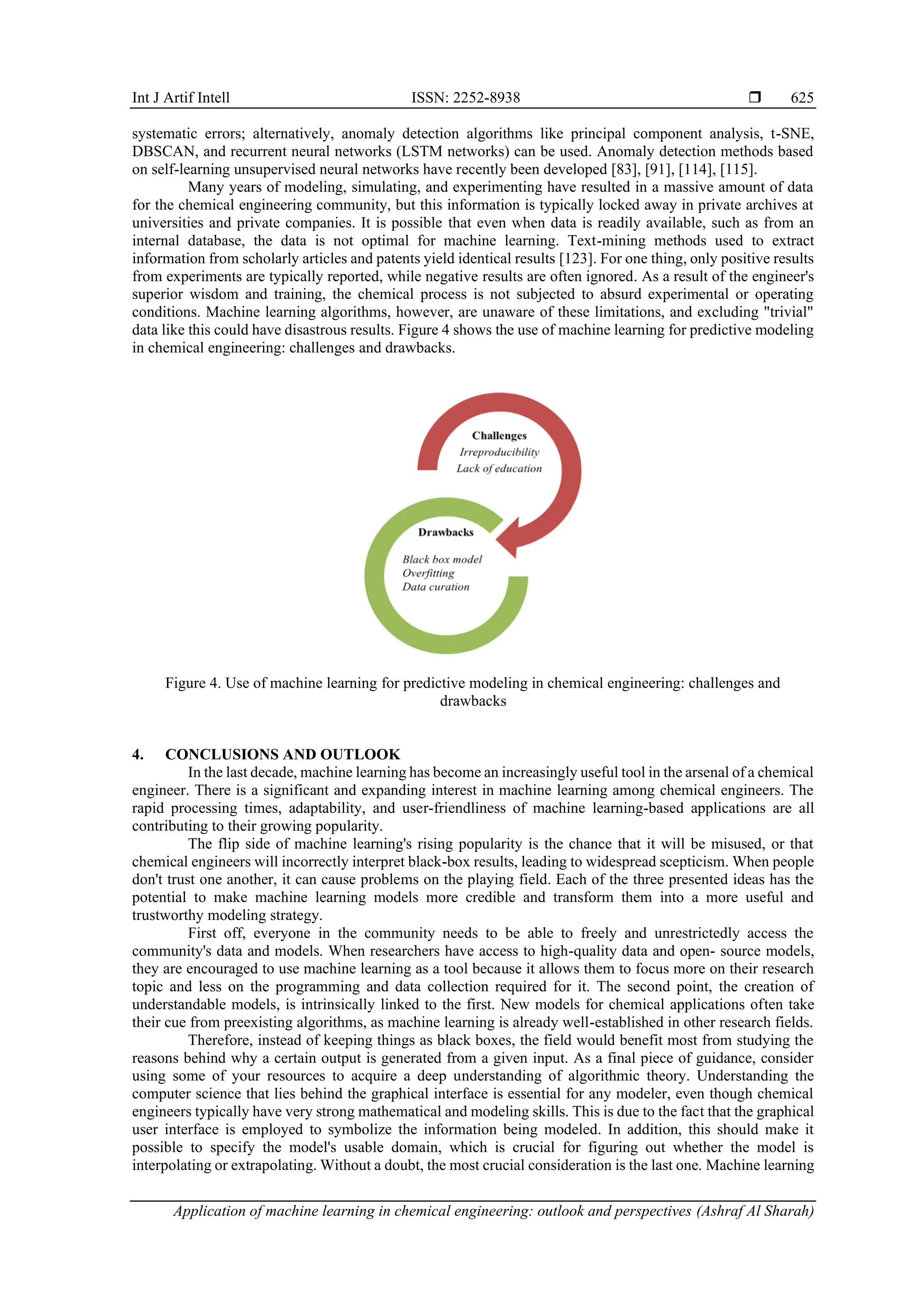 Application of machine learning in chemical engineering: outlook and ...