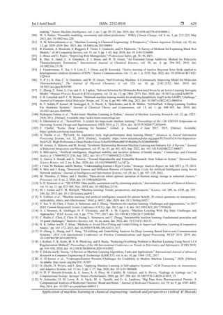 Application of machine learning in chemical engineering: outlook and ...